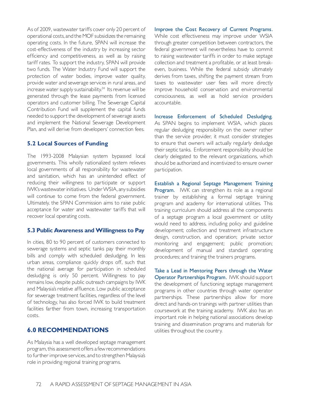 A RAPID ASSESSMENT OF SEPTAGE MANAGEMENT IN ASIA Policies and Practic…