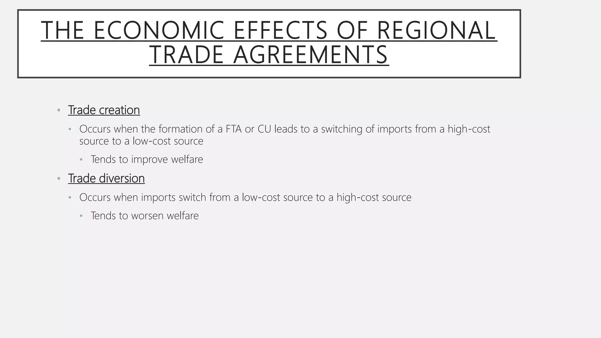 Regional trade agreements | PPTX