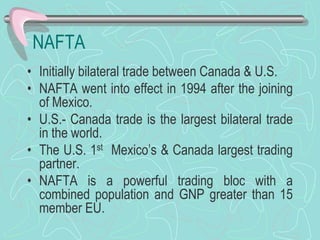Regional Trade Blocs | PPTX