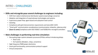 2017 Atlanta Regional User Seminar - Real-Time Microgrid Demos | PPT