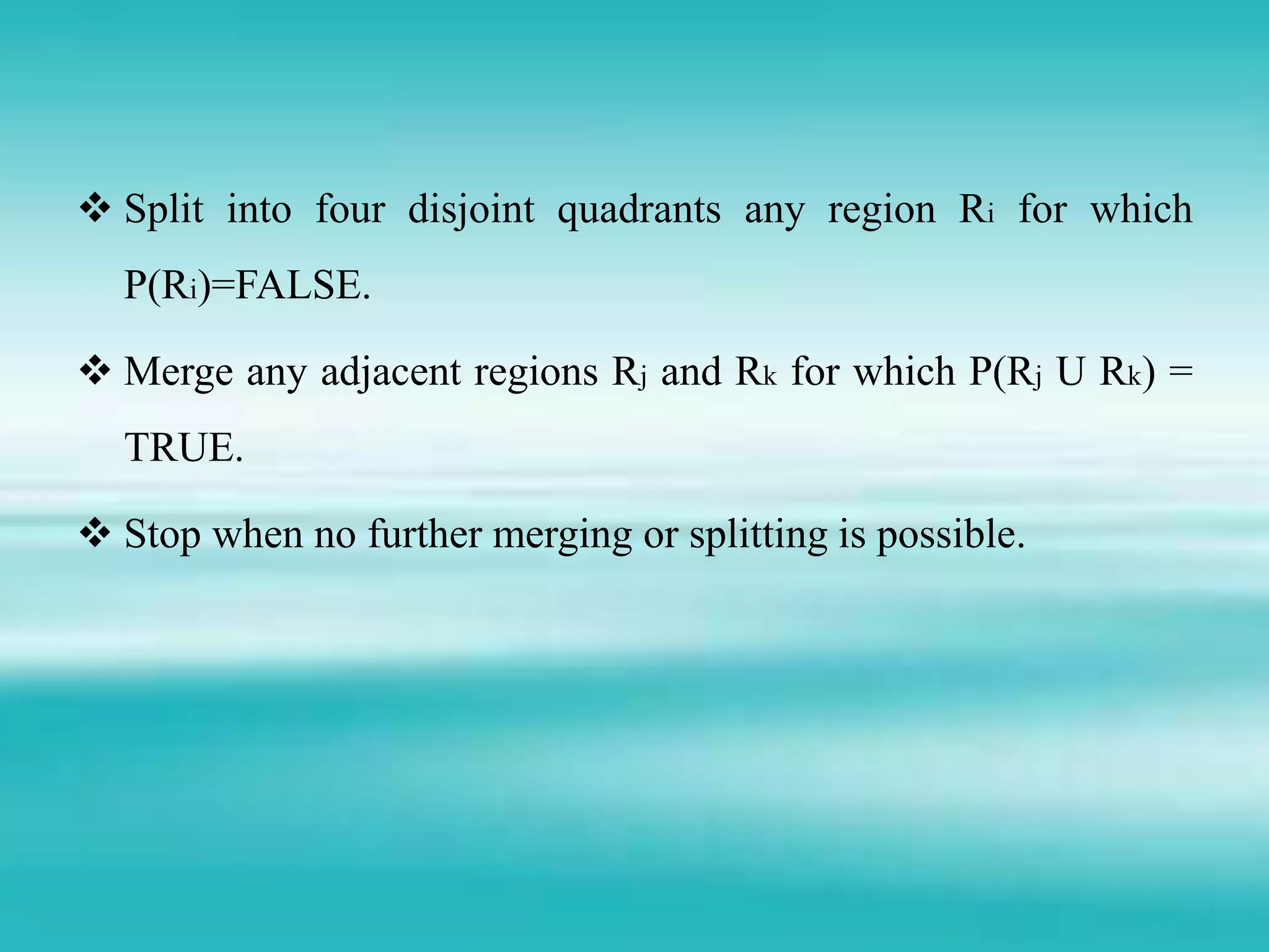 Region based segmentation | PPTX