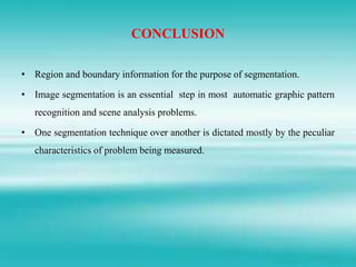 Region based segmentation | PPTX