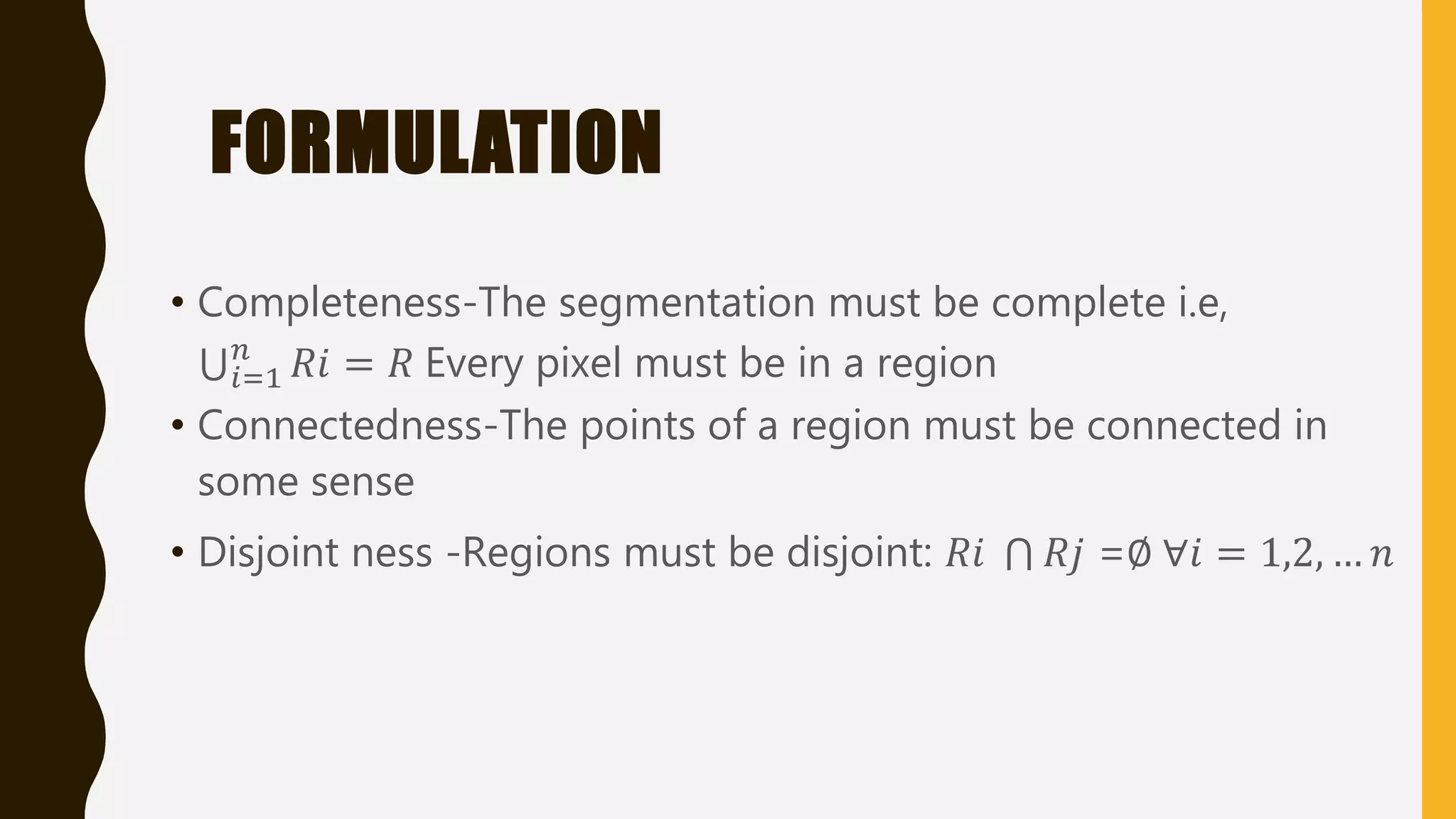 Region based segmentation | PPTX Region based segmentation | PPTX