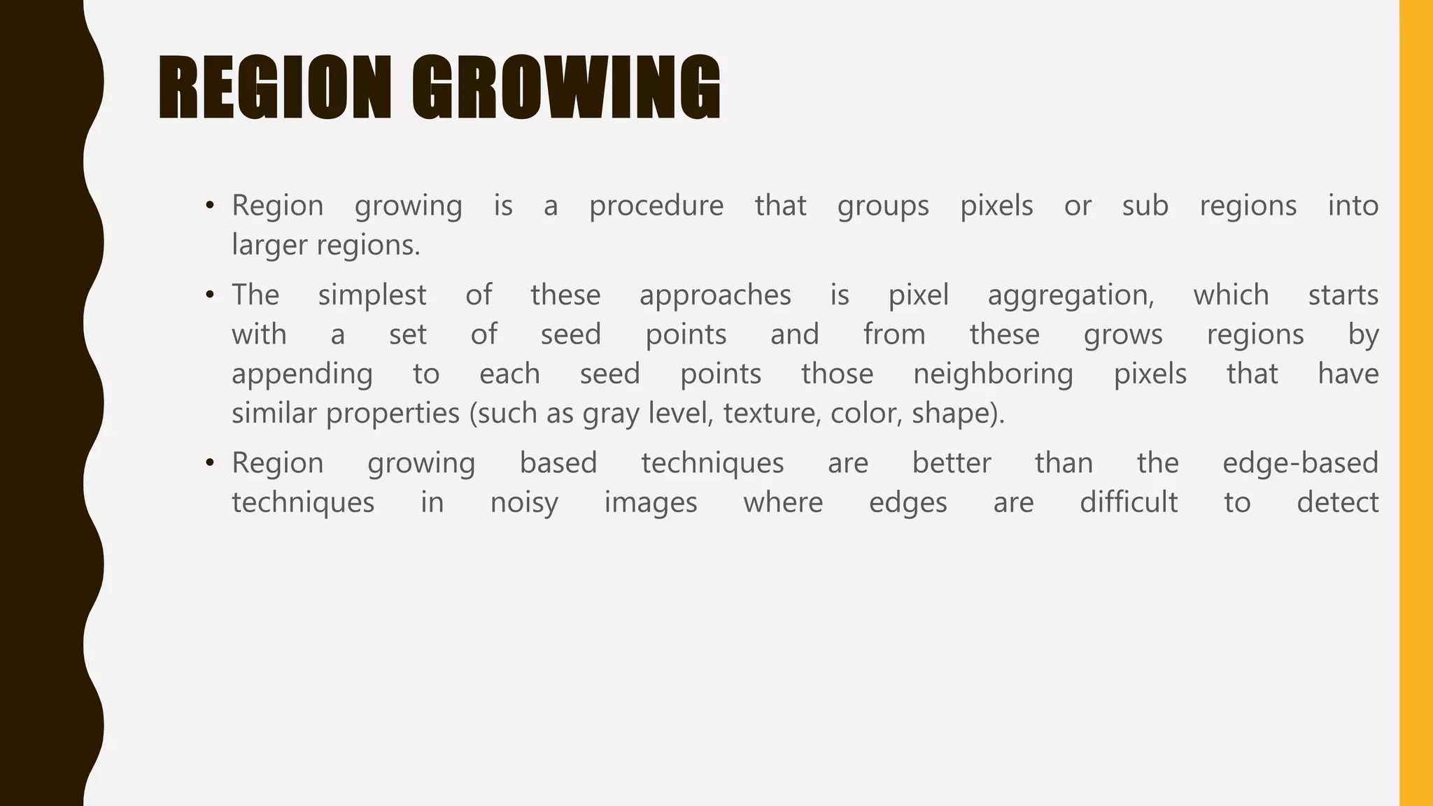 Region based segmentation | PPTX Region based segmentation | PPTX
