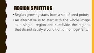Region based segmentation | PPTX
