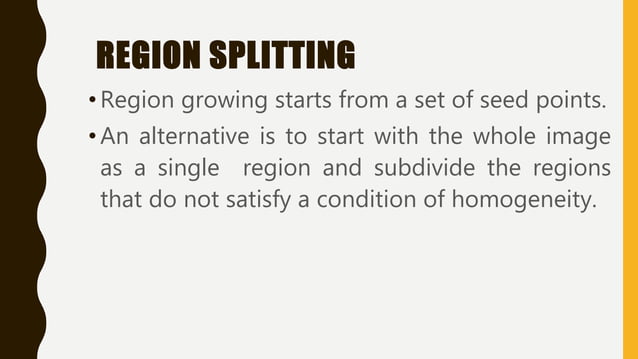 Region based segmentation | PPTX
