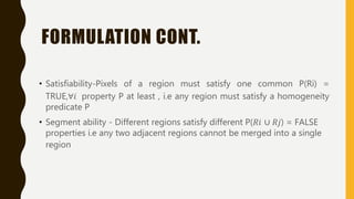Region based segmentation | PPTX