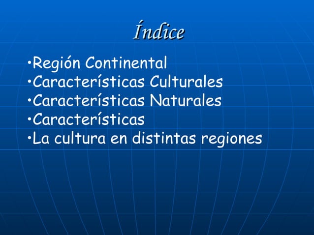 Region Continental | PPT