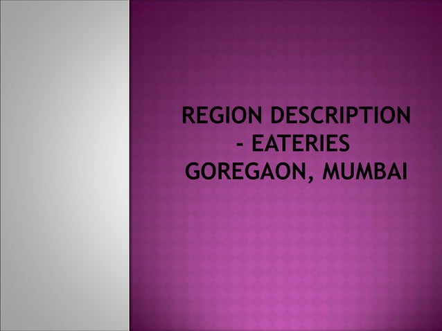 Region description 1 | PPT