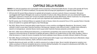 Regione russa: le capitali | PPT