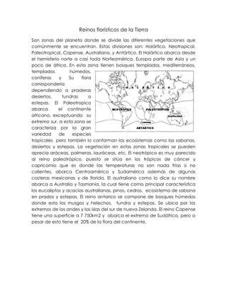 Regiones biogeograficas | DOCX