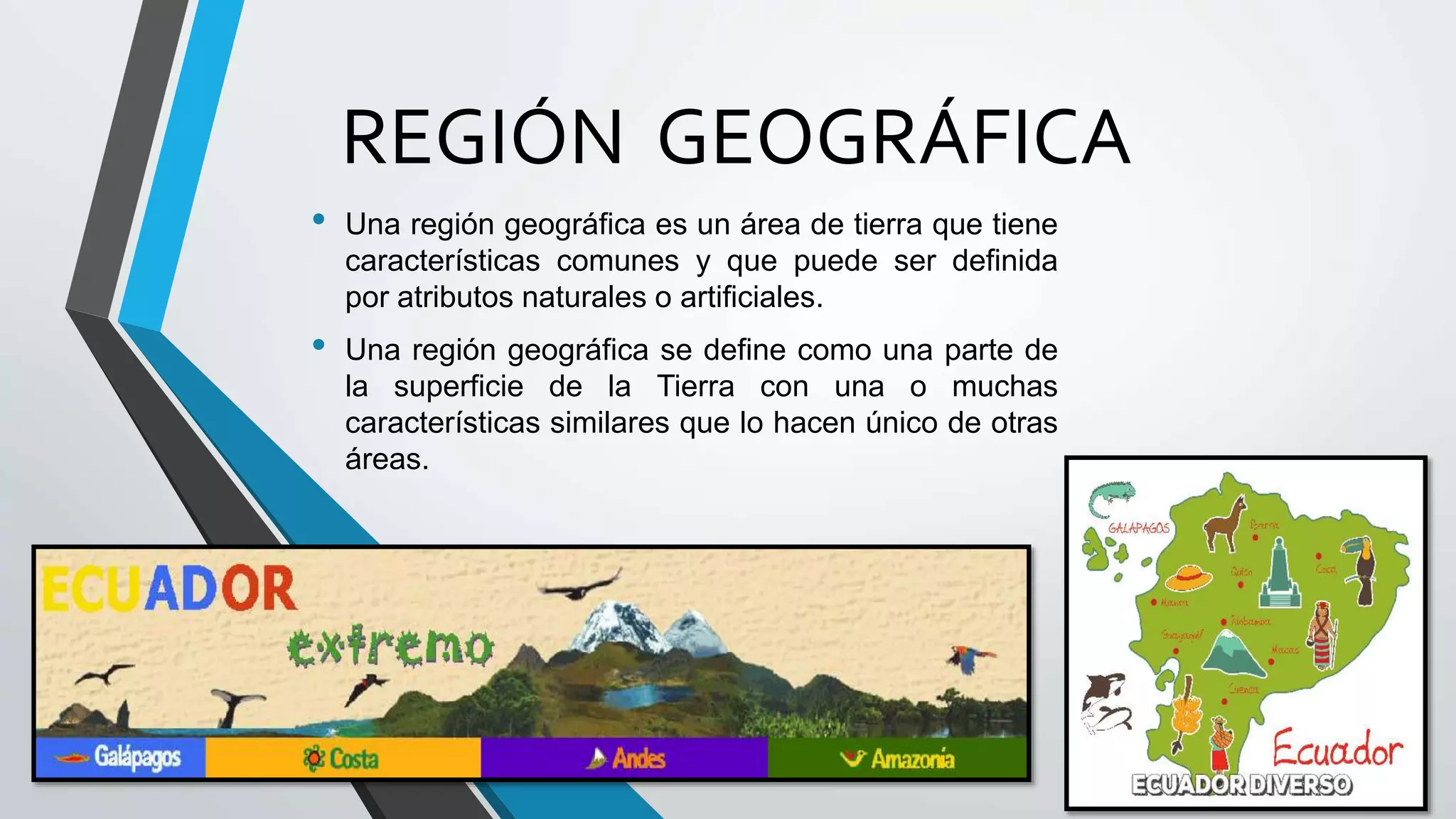 Regiones Geográficas en Ecuador | PPTX
