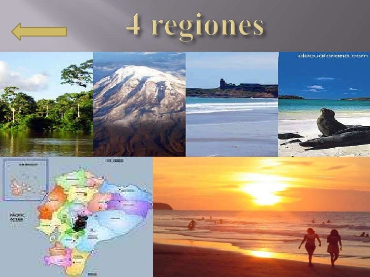 Regiones del ecuador deber