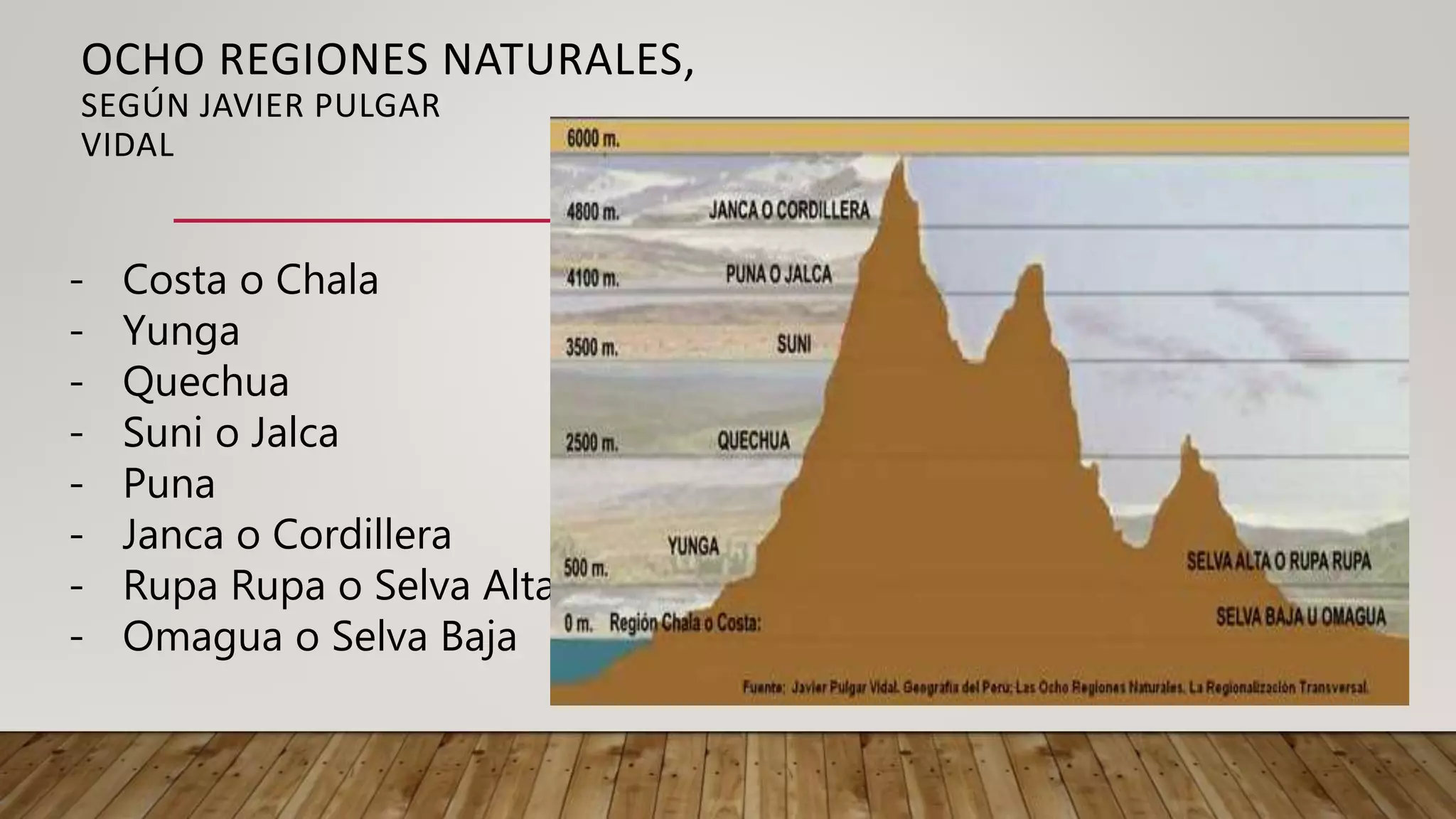 Regiones del Perú | PPTX | Geography | Science