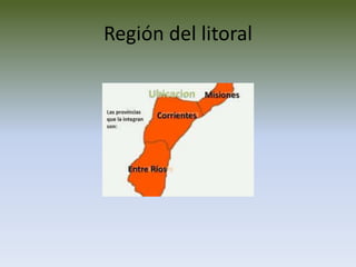 Regiones folclorica argentina del litoral | PPTX