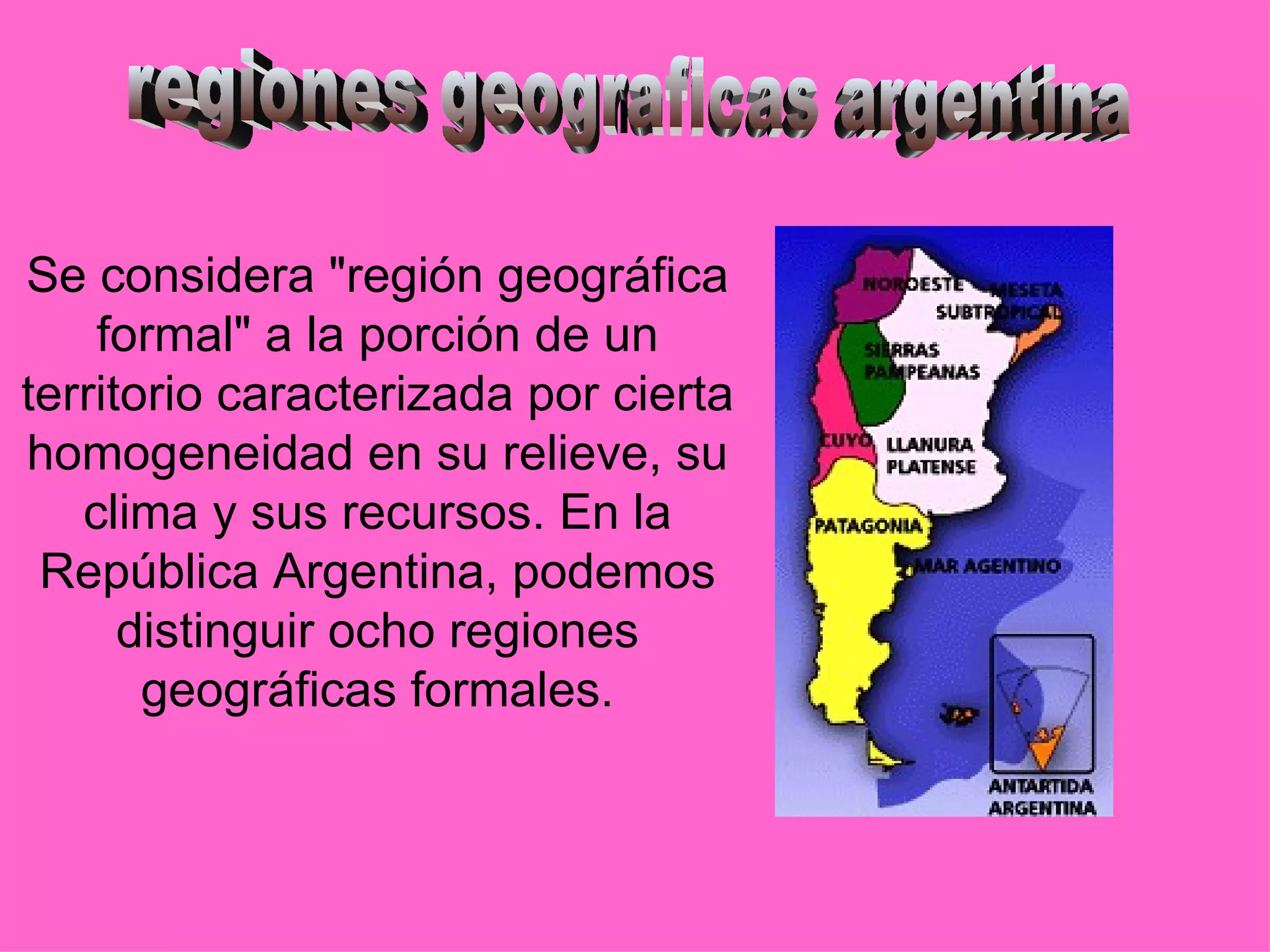 Regiones geográficas 3 | PPT
