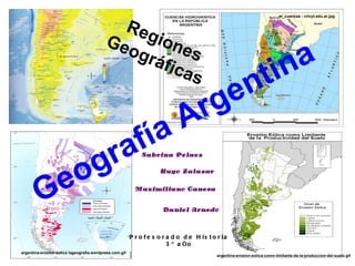 Regiones geograficas presentacion final todo el pais | PPT