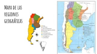 Regiones geográficas de la república argentina | PPTX