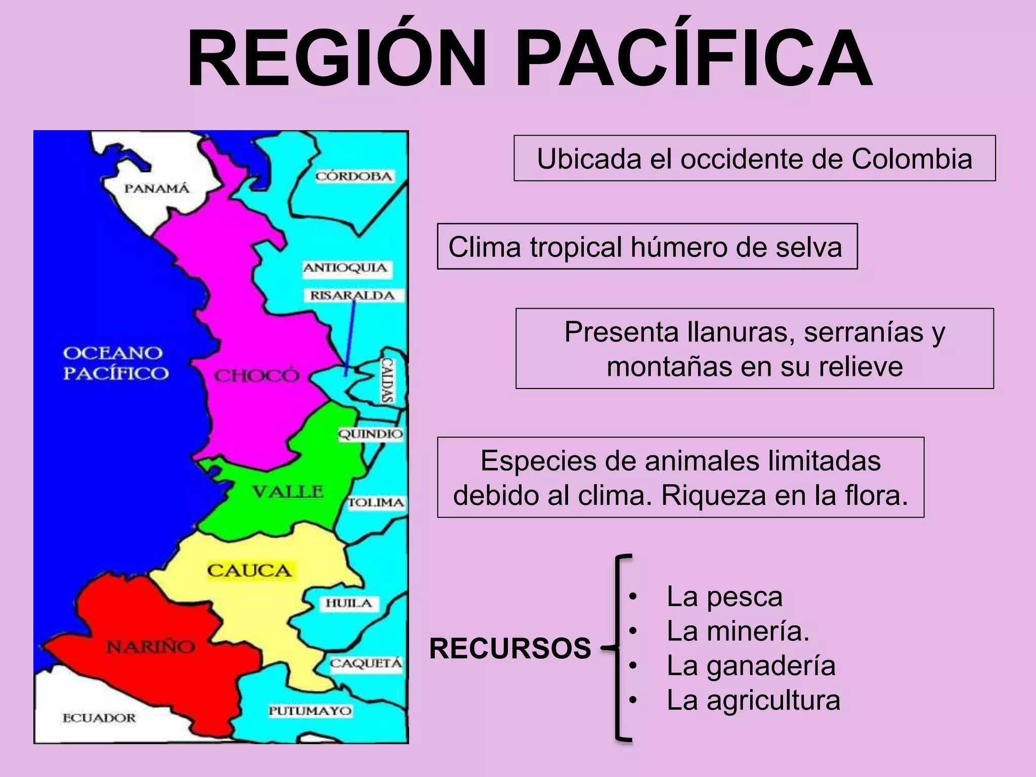 Regiones naturales de colombia | PPTX