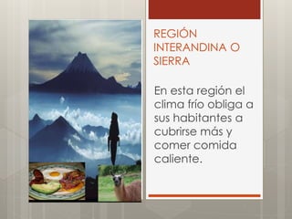 Regiones naturales del ecuador | PPTX