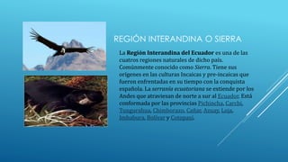 Regiones naturales del Ecuador | PPTX
