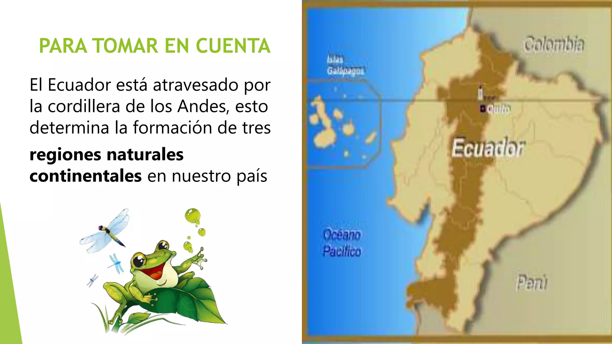 Regiones naturales del ecuador | PPTX