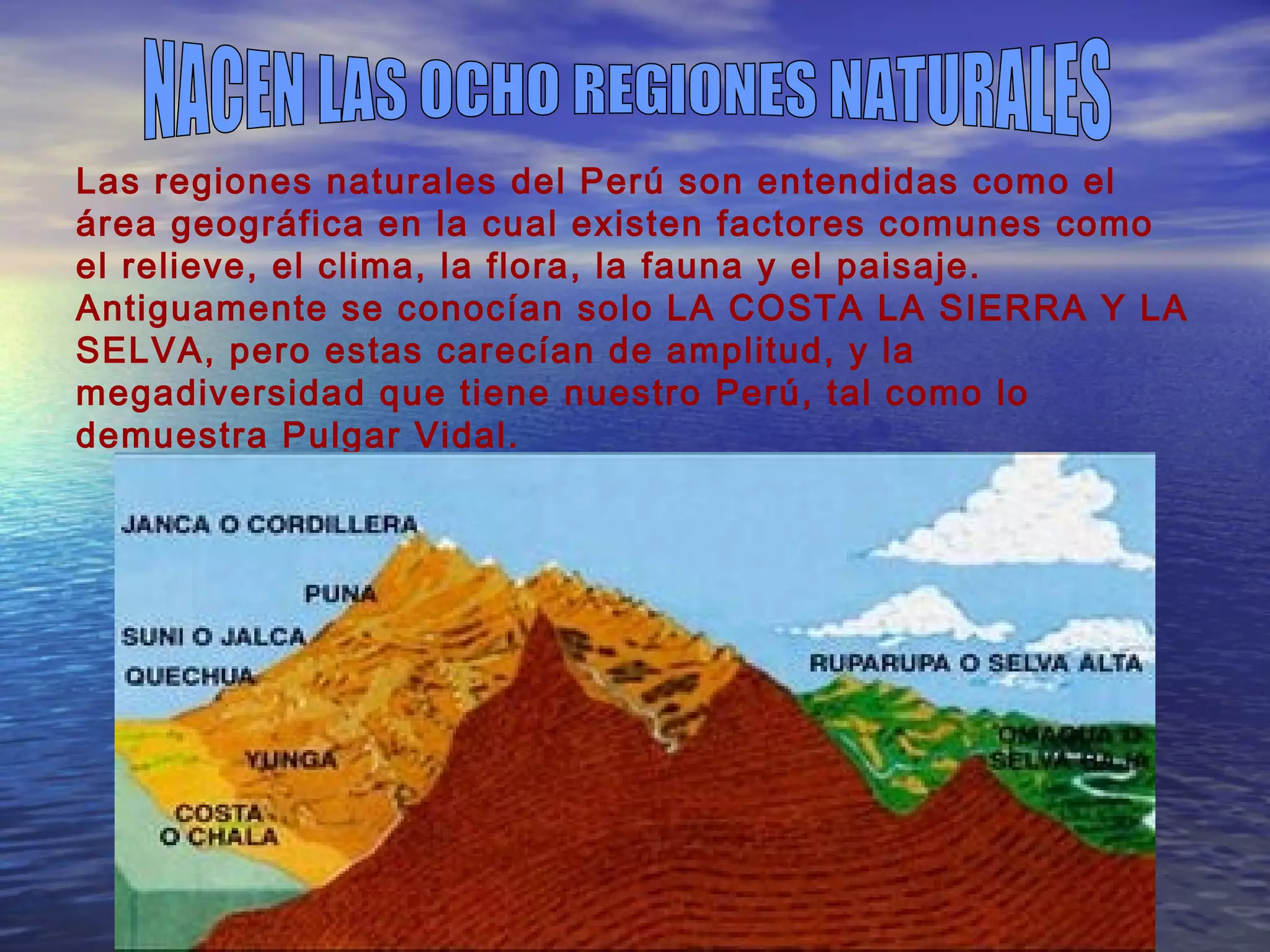 Regiones naturales del peru | PPT