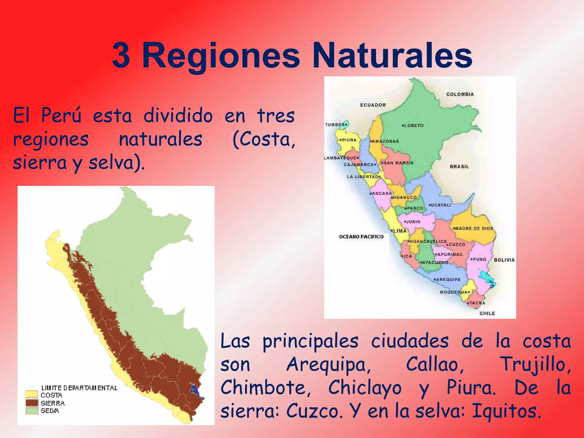 Regiones peru | PPS | South America Travel | Travel Locations