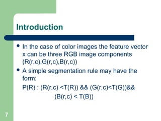 Image Segmentation using region growing and shrinking | PPT