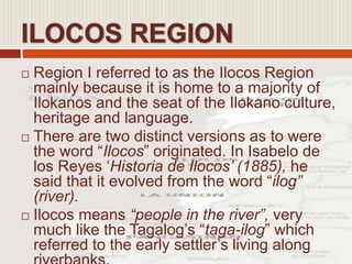 Region i report | PPTX