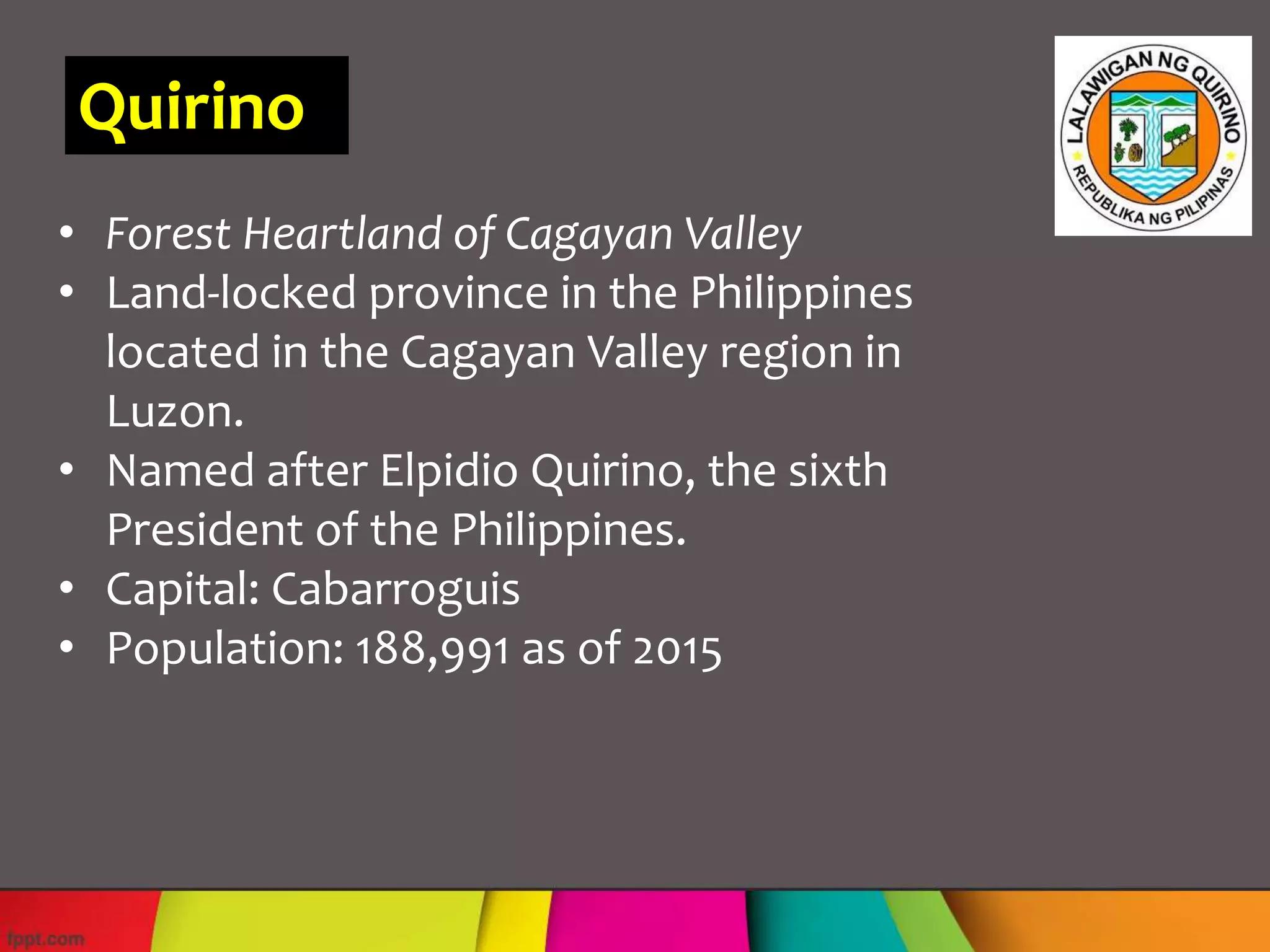 Region CAGAYAN VALLEY REGION | PPTX