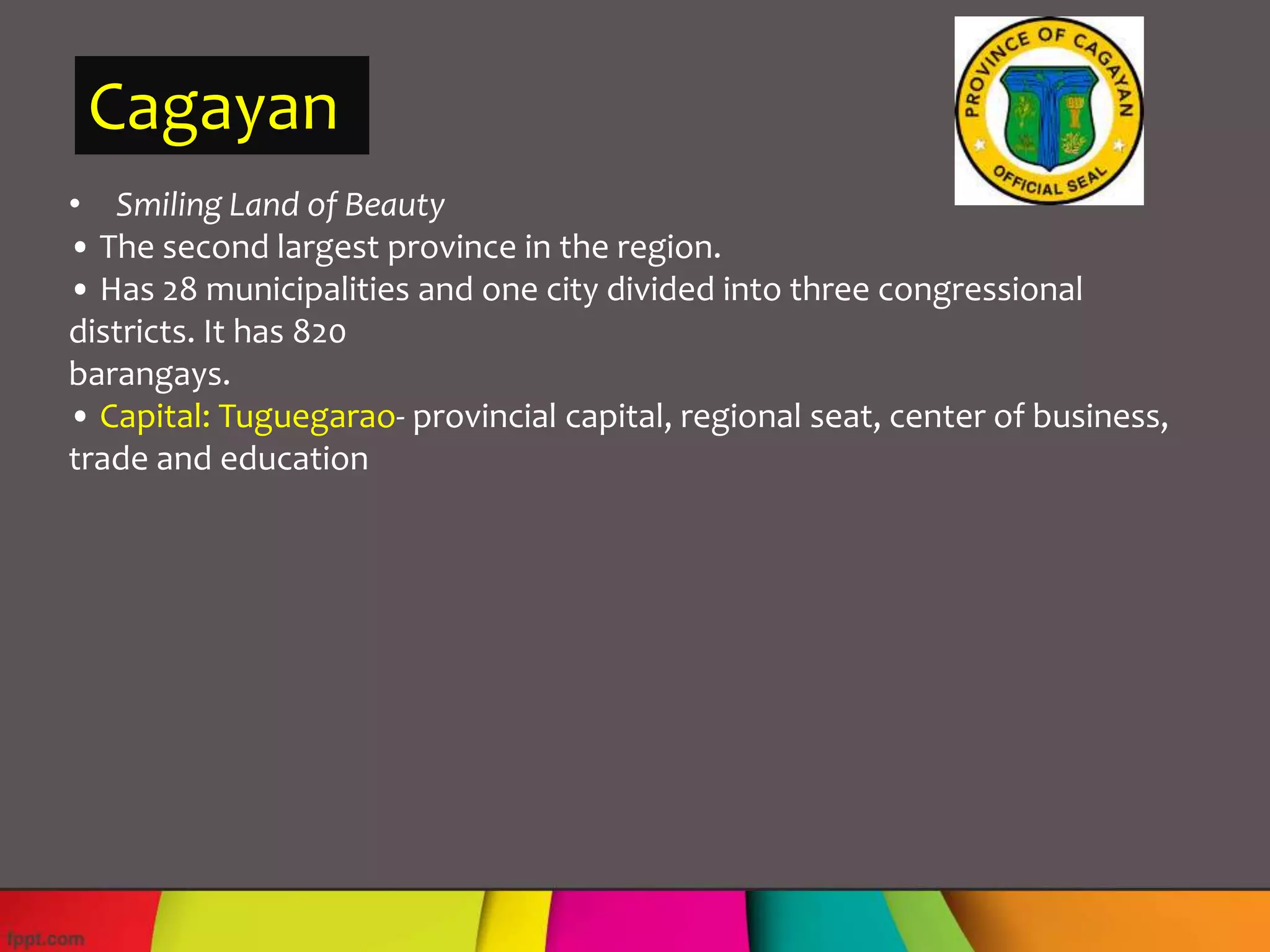 Region CAGAYAN VALLEY REGION | PPTX