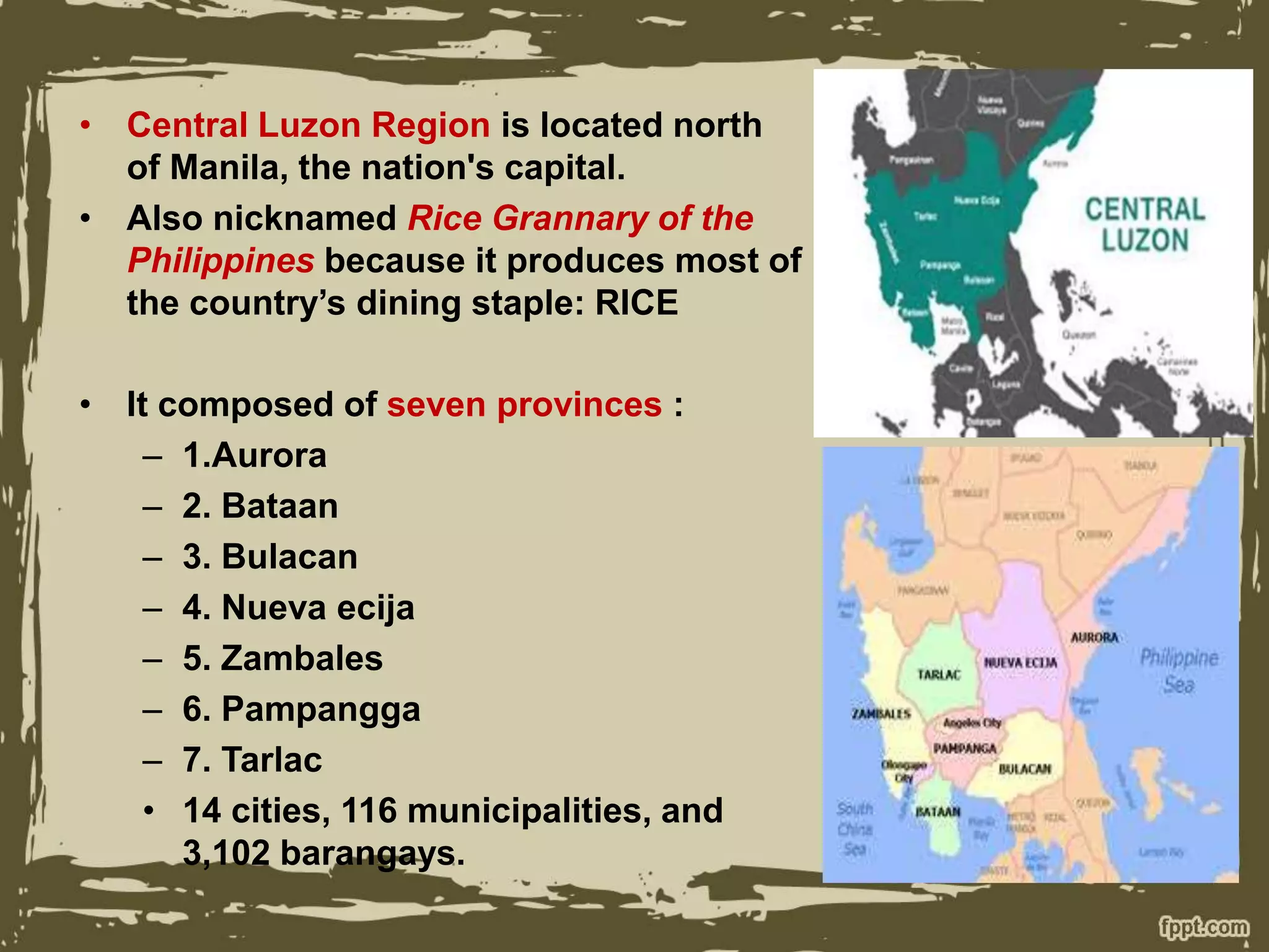 Region III Central Luzon | PPTX