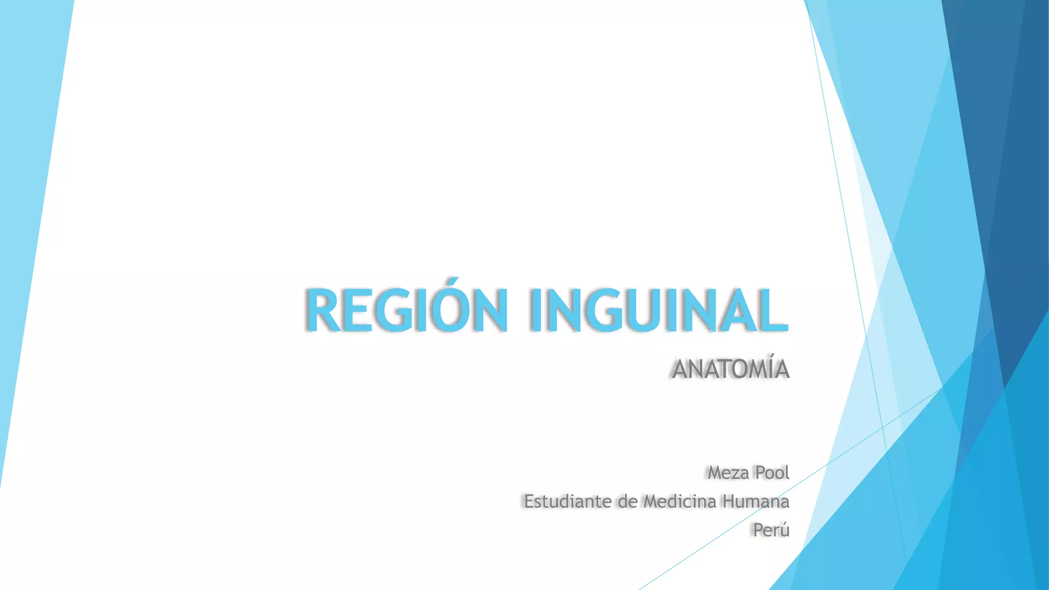 Anatomía de región inguinal | PPTX