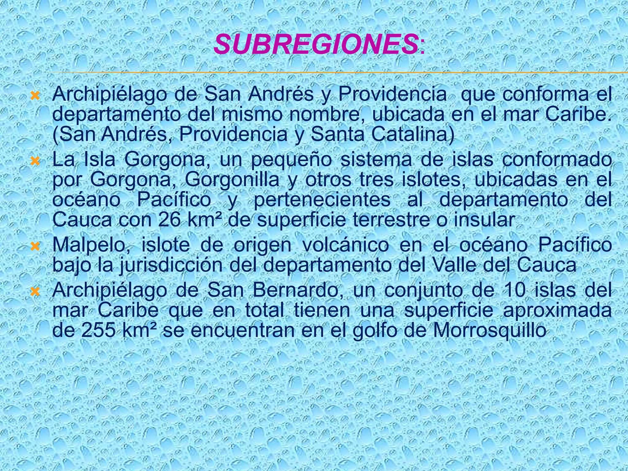 Región Insular | PPT
