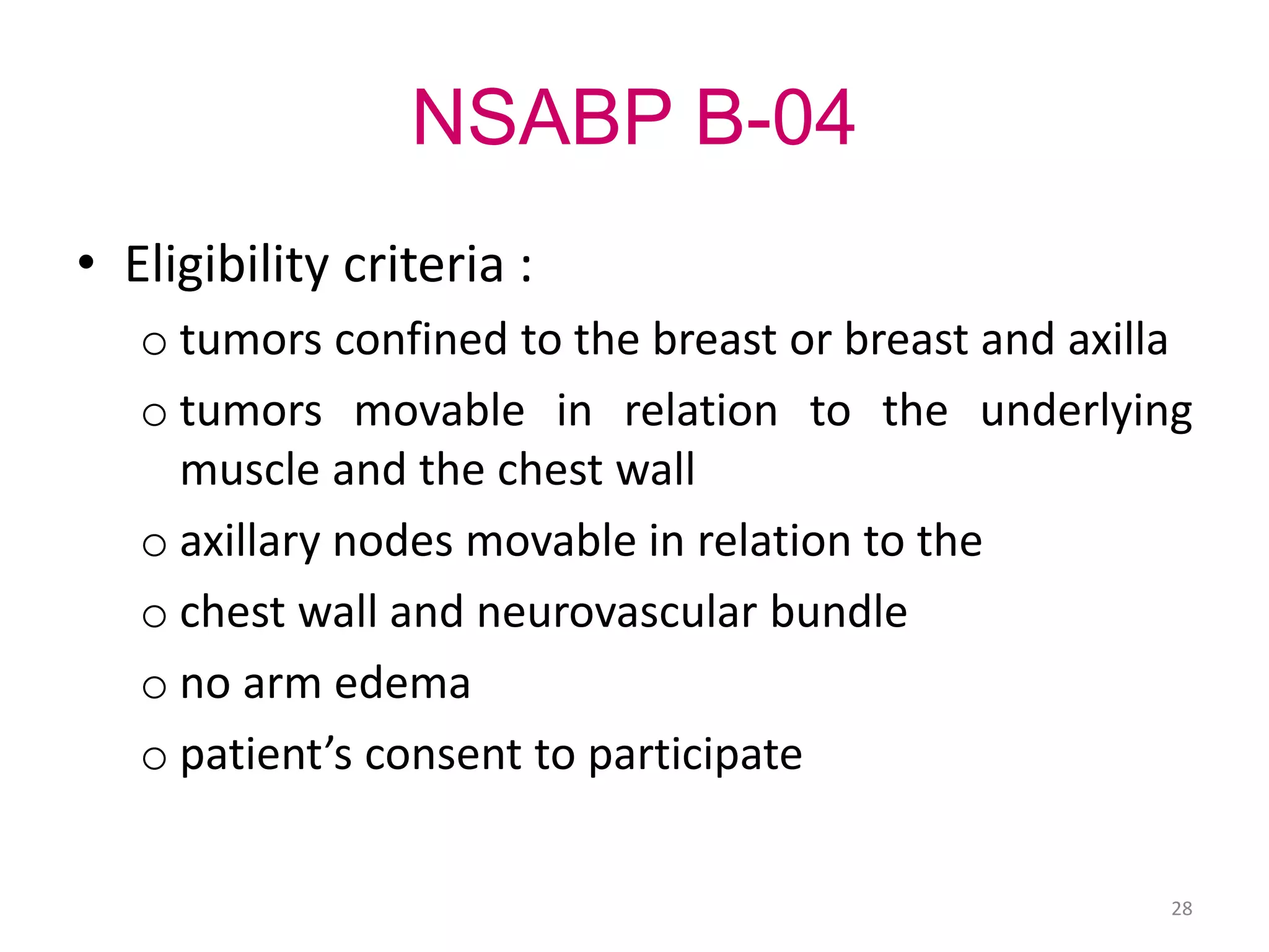 Regional lymph node management in breast cancer | PPTX
