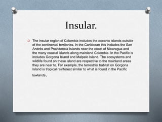 Region naturuls the colombia | PPT