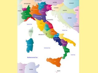 Regions of italy, finished. | PPTX