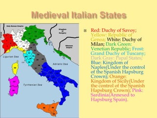 Regions of italy, finished. | PPTX