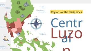 Regions of the Philippines Central Luzon Region 3 Educational Presentation in Blue, Red, and ...
