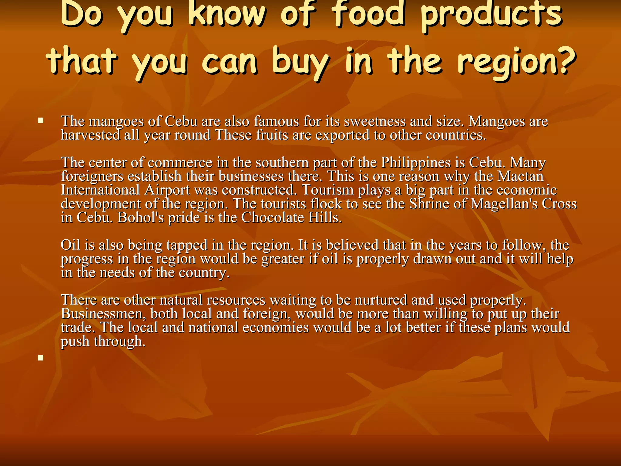 Region vii, central visayas Philippines | PPT