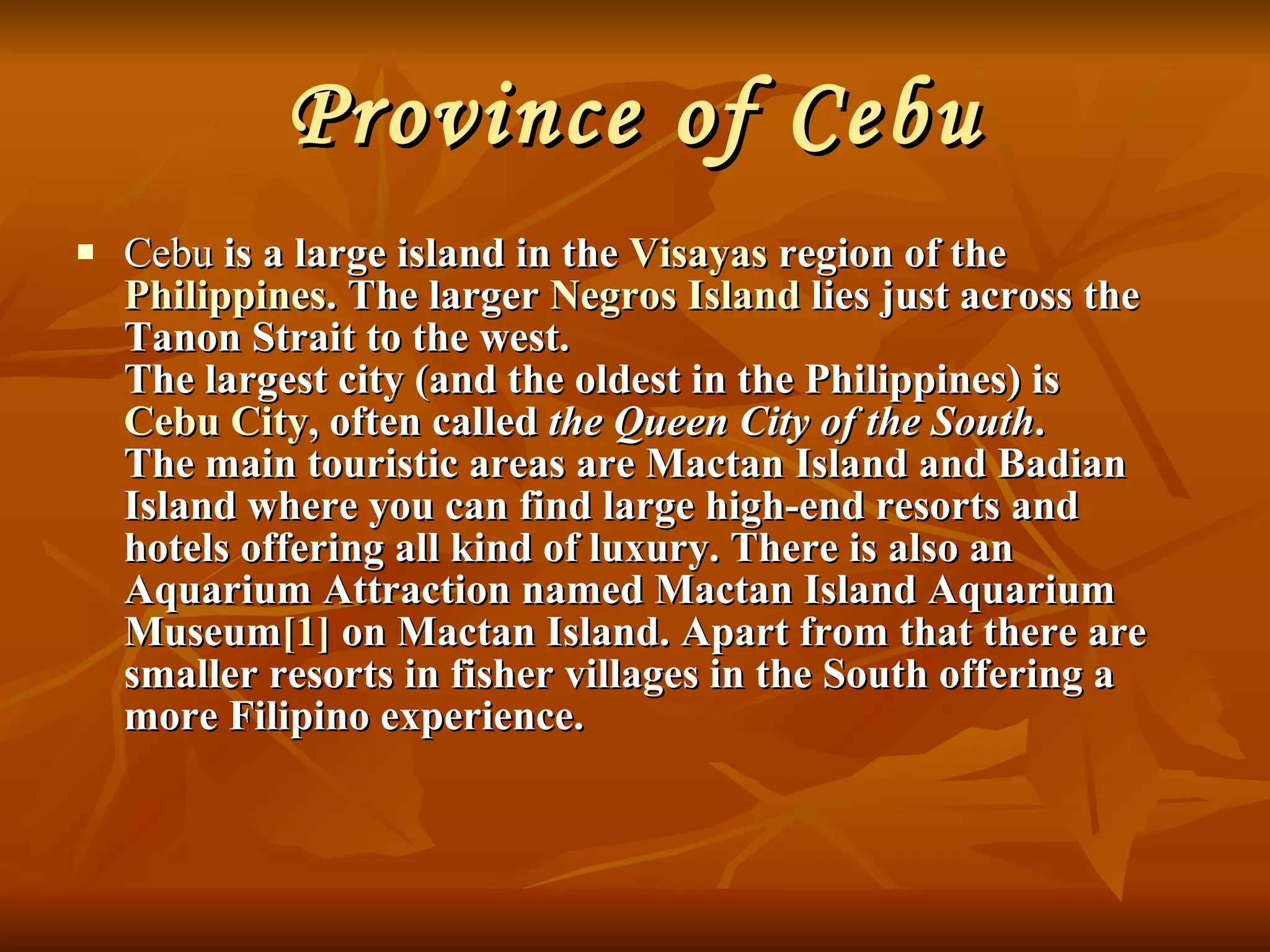 Region vii, central visayas Philippines | PPT