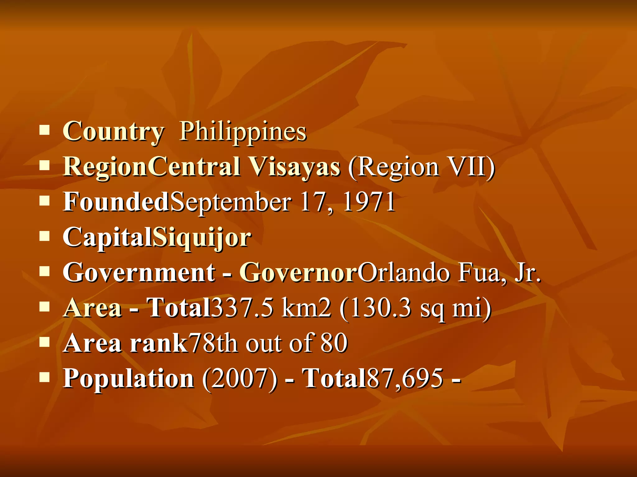 Region vii, central visayas Philippines | PPT