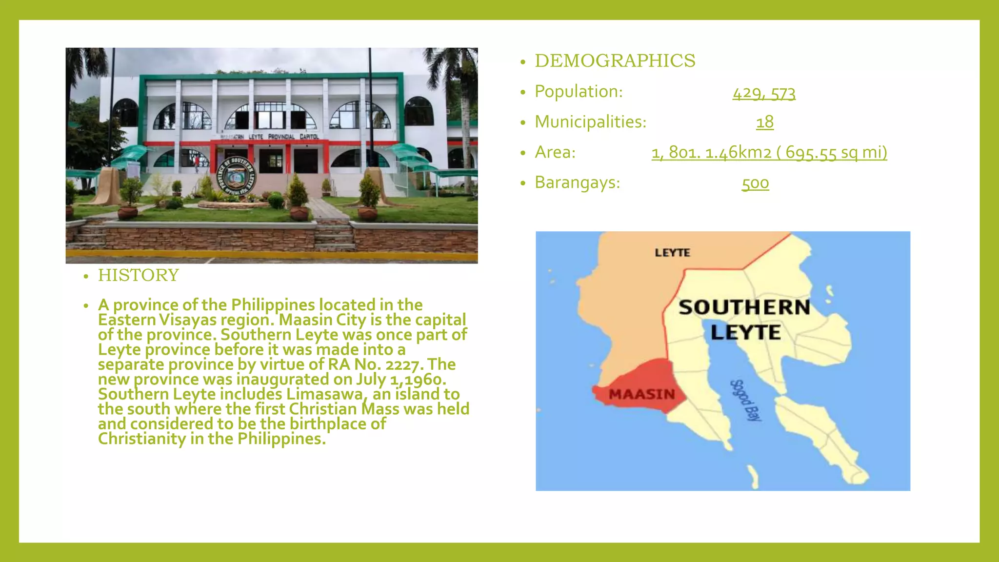 REGION VIII.pptx | South America Travel | Travel Locations