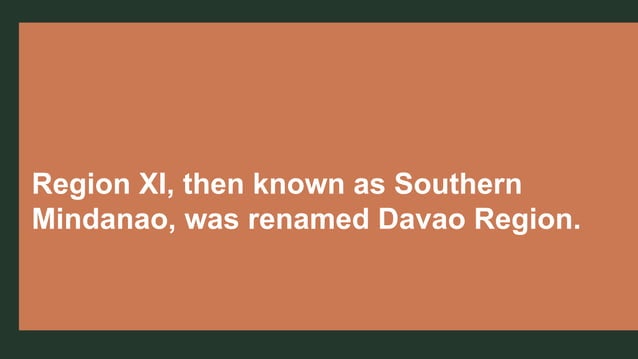 Region 11 Philippines davao region President teritorry | PPTX
