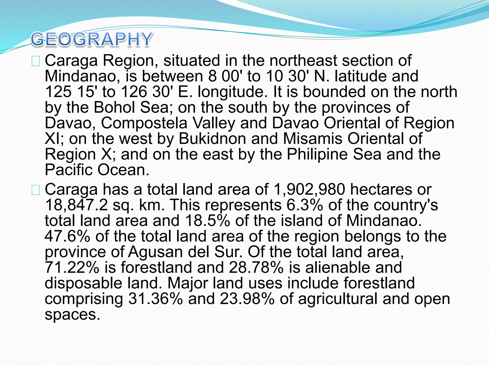 Region xiii (caraga) | PPTX