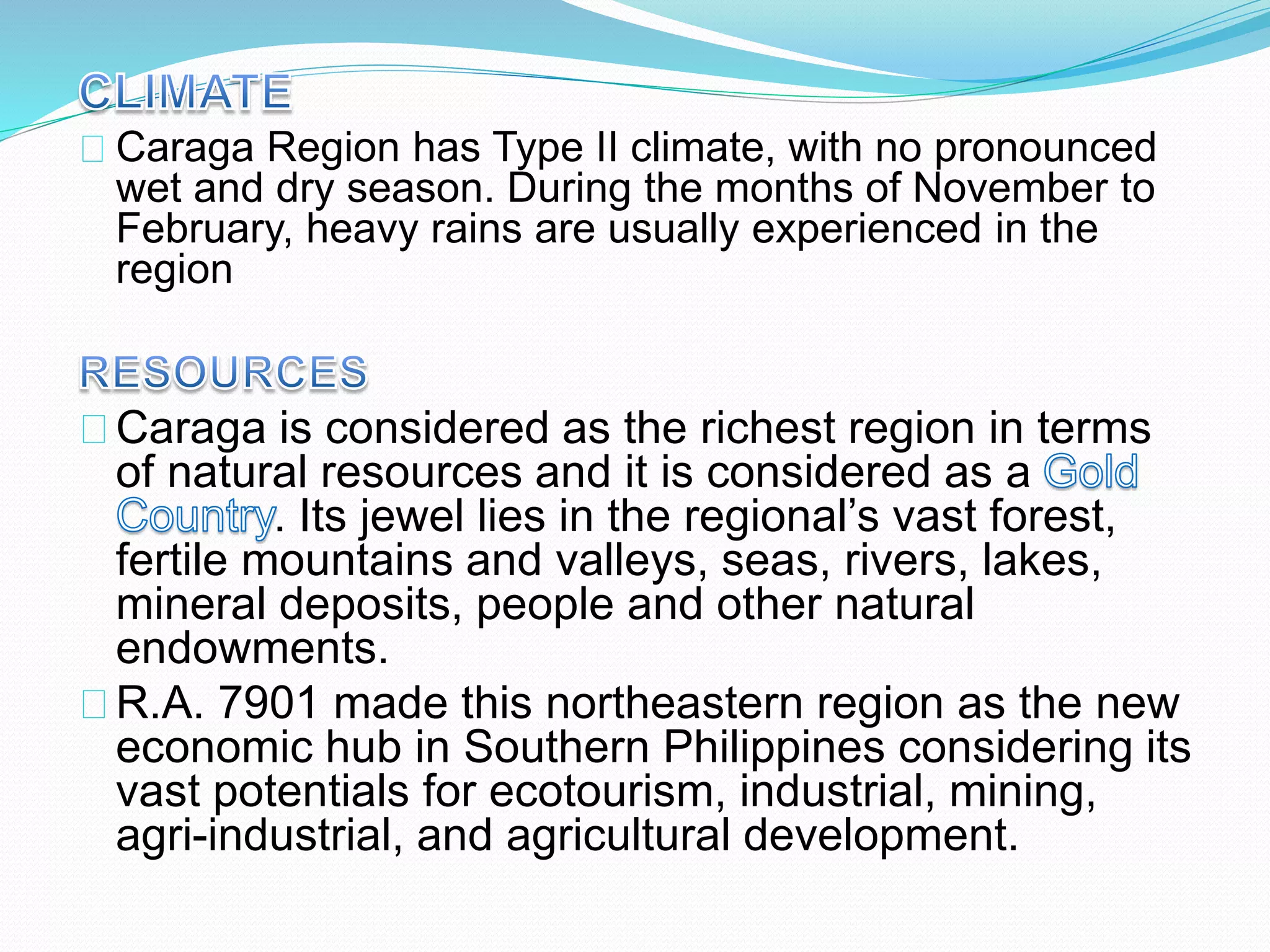 Region xiii (caraga) | PPTX