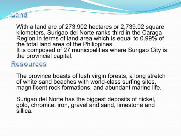 Region xiii (caraga) | PPTX | Geography | Science