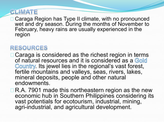 Region xiii (caraga) | PPTX | Geography | Science
