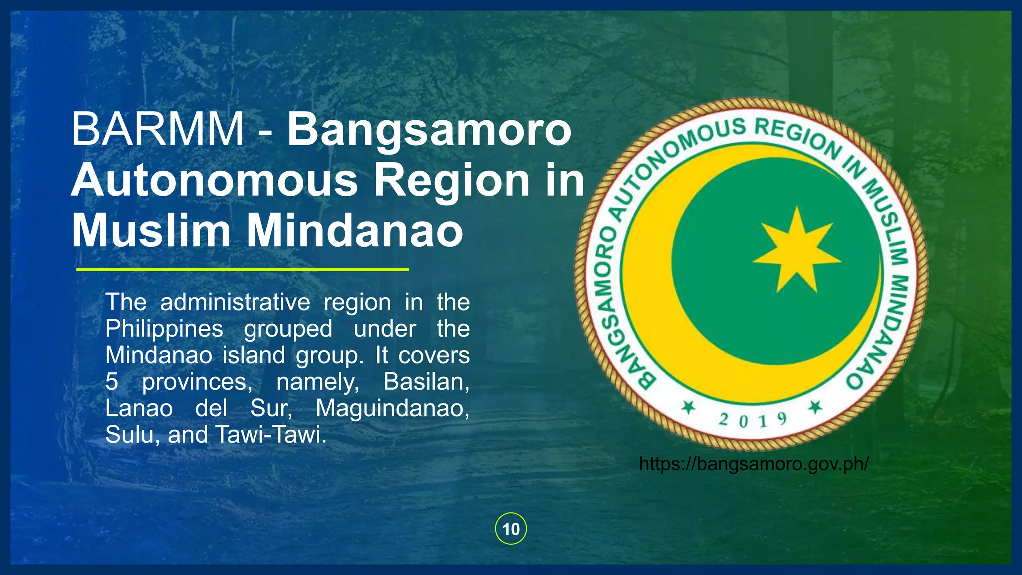 Region XIII – Caraga and BARMM 1.pptx | Travel